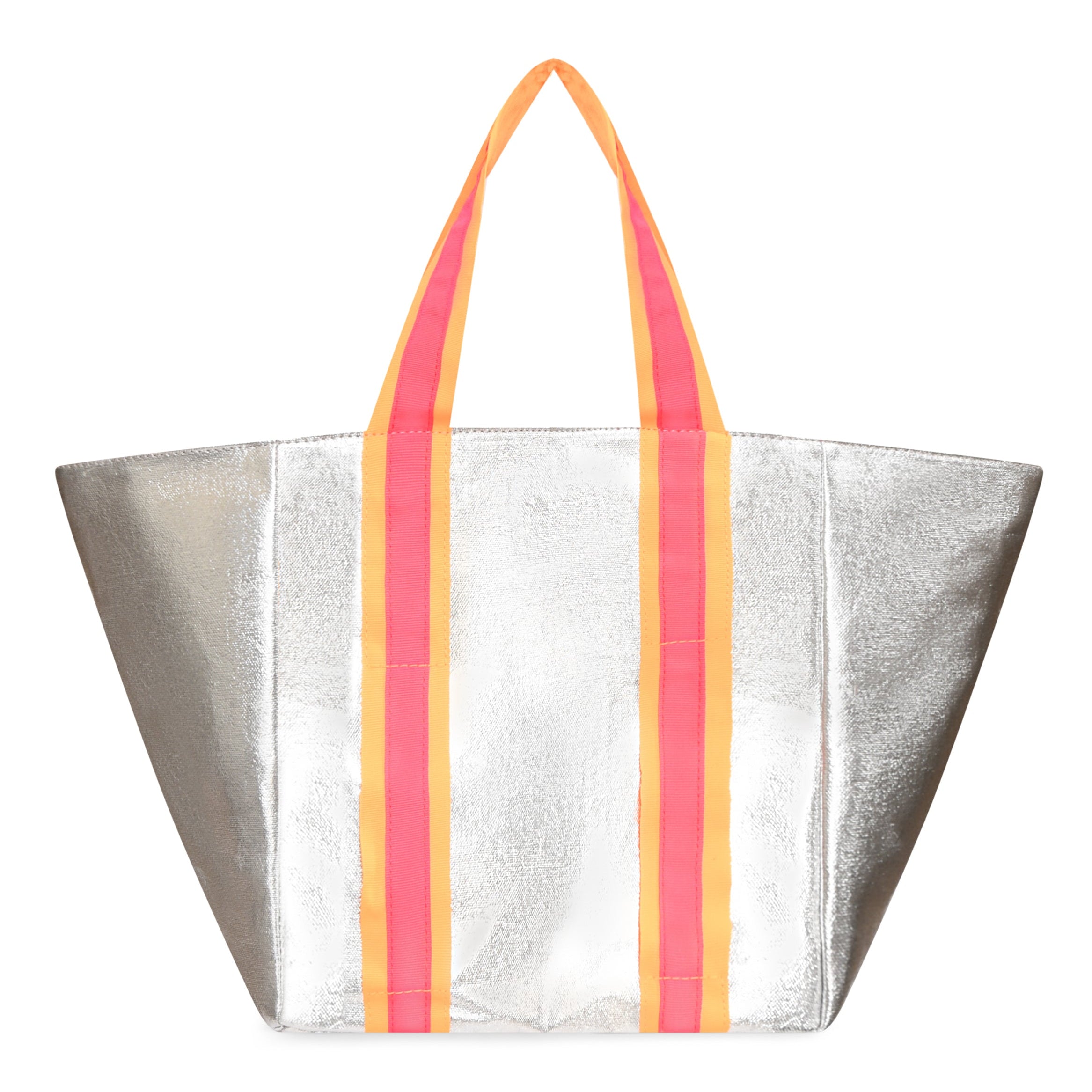 Small Silver Sheeny Beach Bag | Cockatoo Accessories